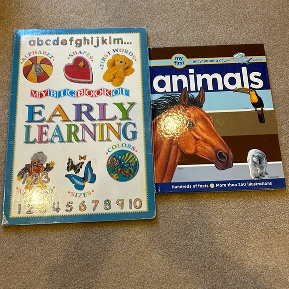 Other | Two Early Learning My First Animals Encyclopedia In Big Book Of ...